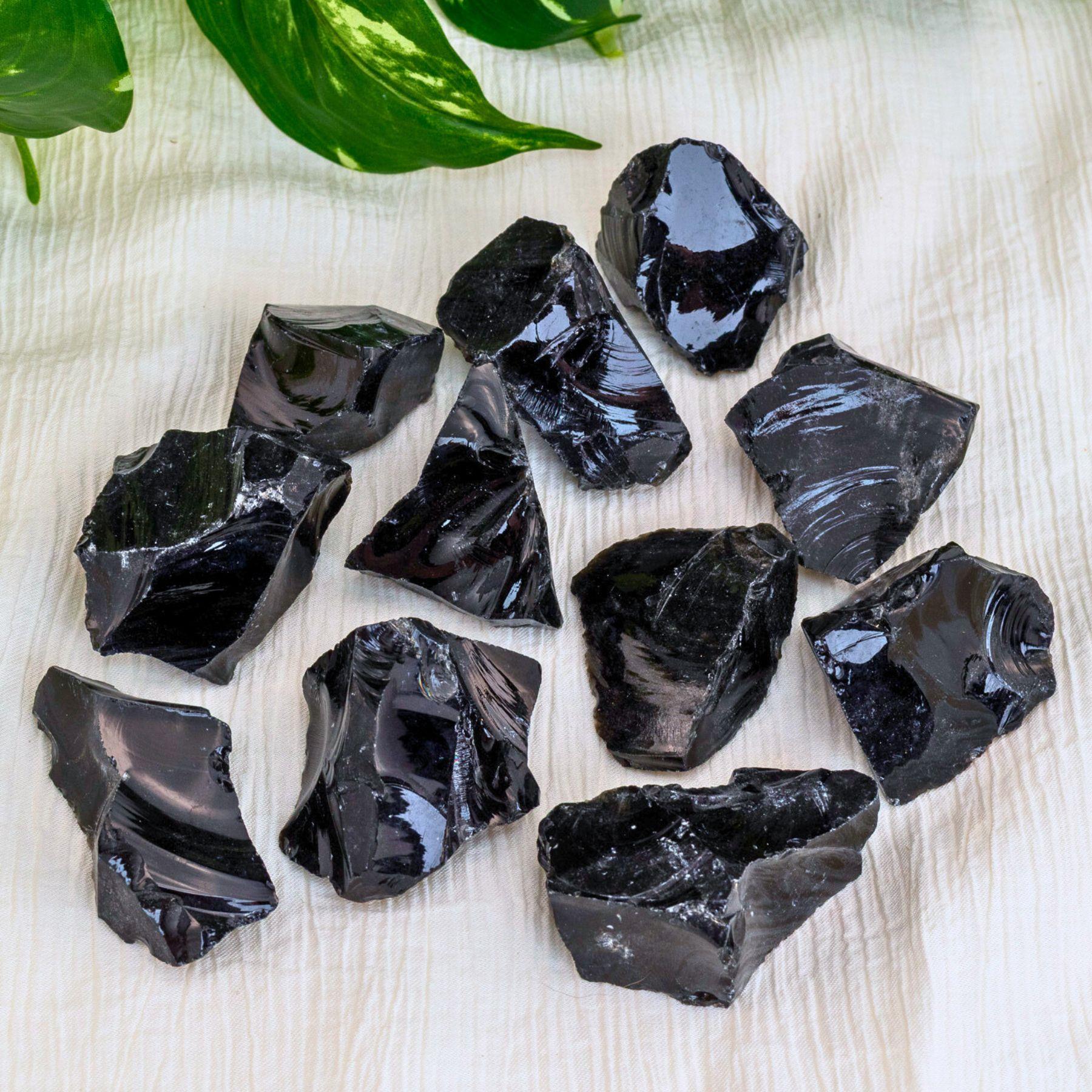 Black Obsidian Raw Wholesale Bulk Obsidian Crystals – Down To Earth