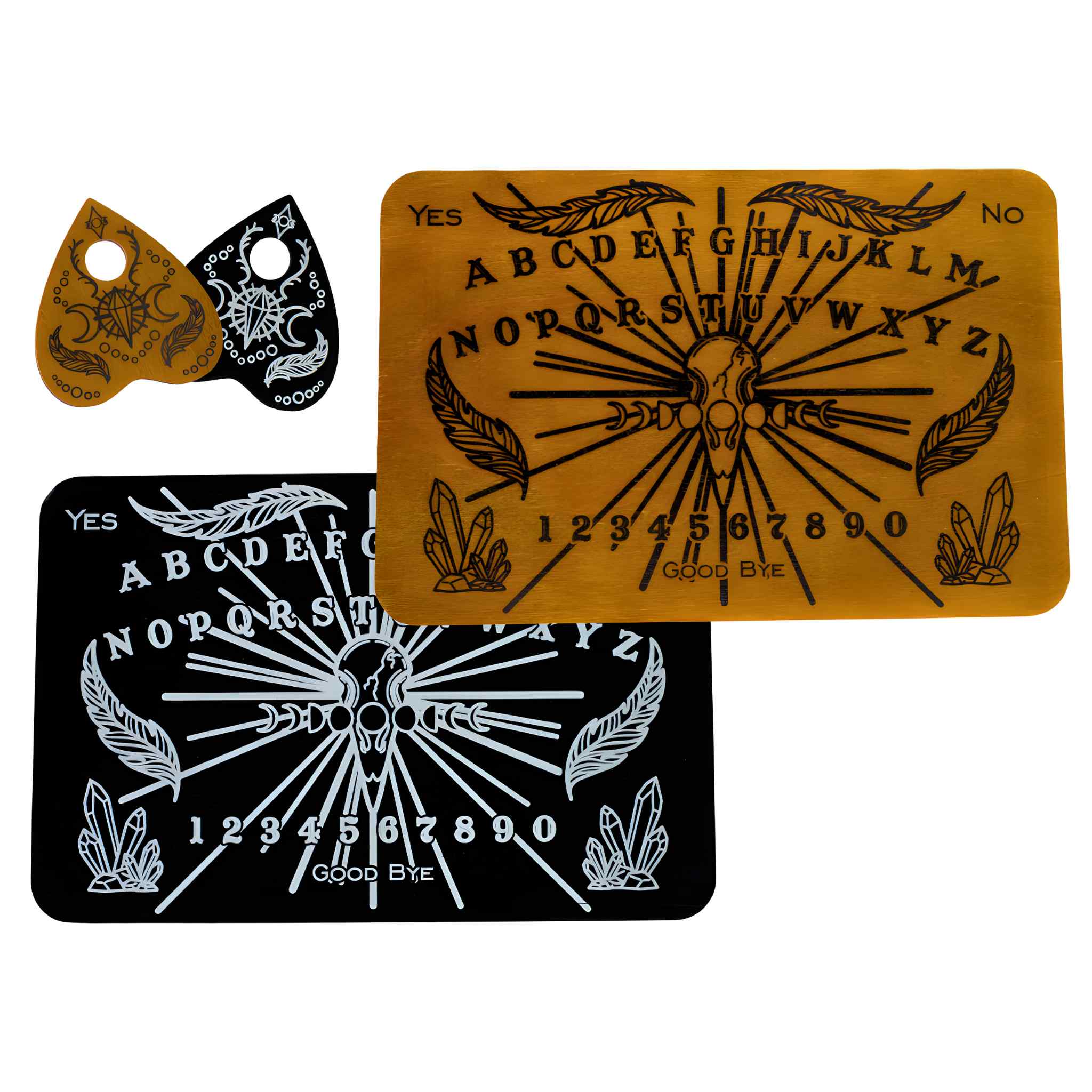 High Priestess Spirit Board: Wood Talking Board with Matching ...