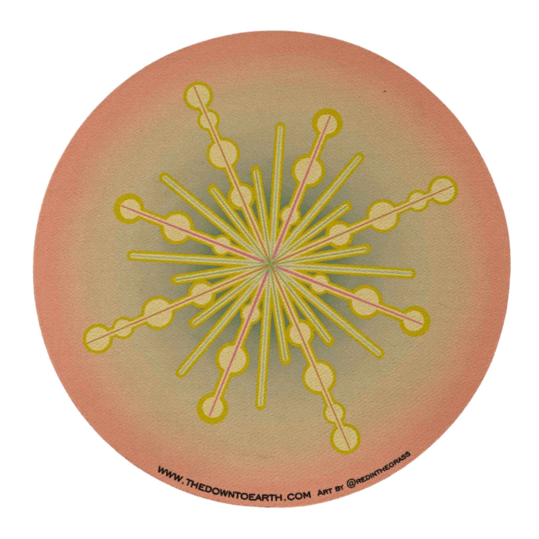 Vibes at Work: Crystal Grid Mouse Pad – Down To Earth