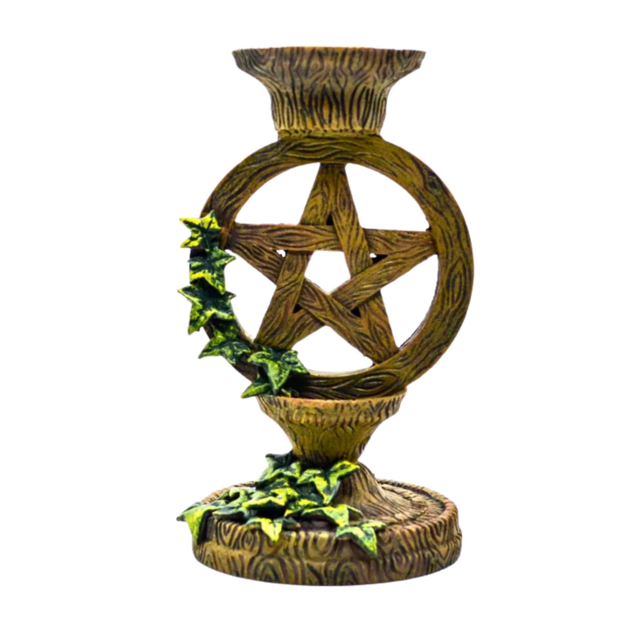 Embrace Mystical Vibes: Pentagram Candle Holder – Down To Earth