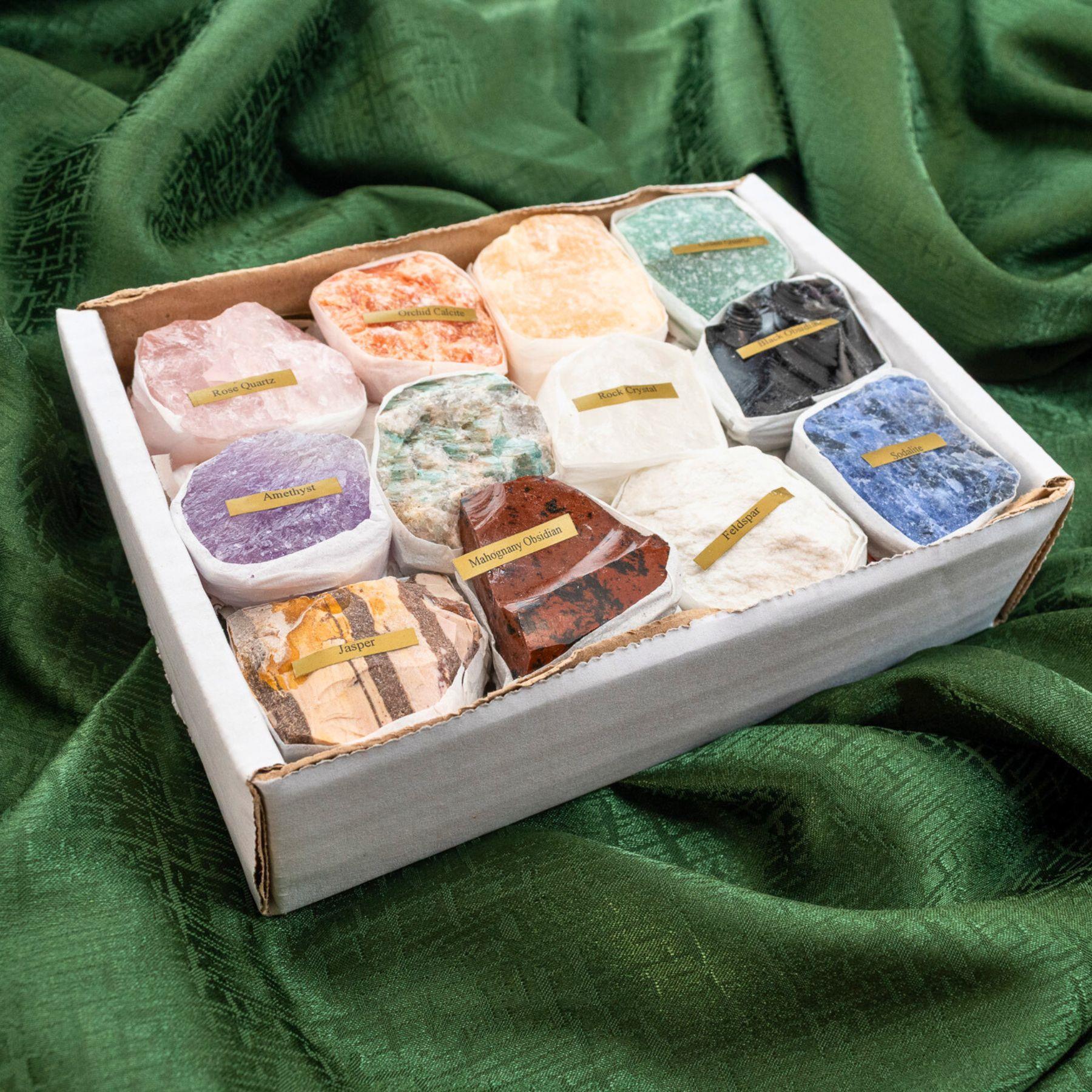 Raw Flat Crystal Set Wholesale Crystal Flats – Down To Earth