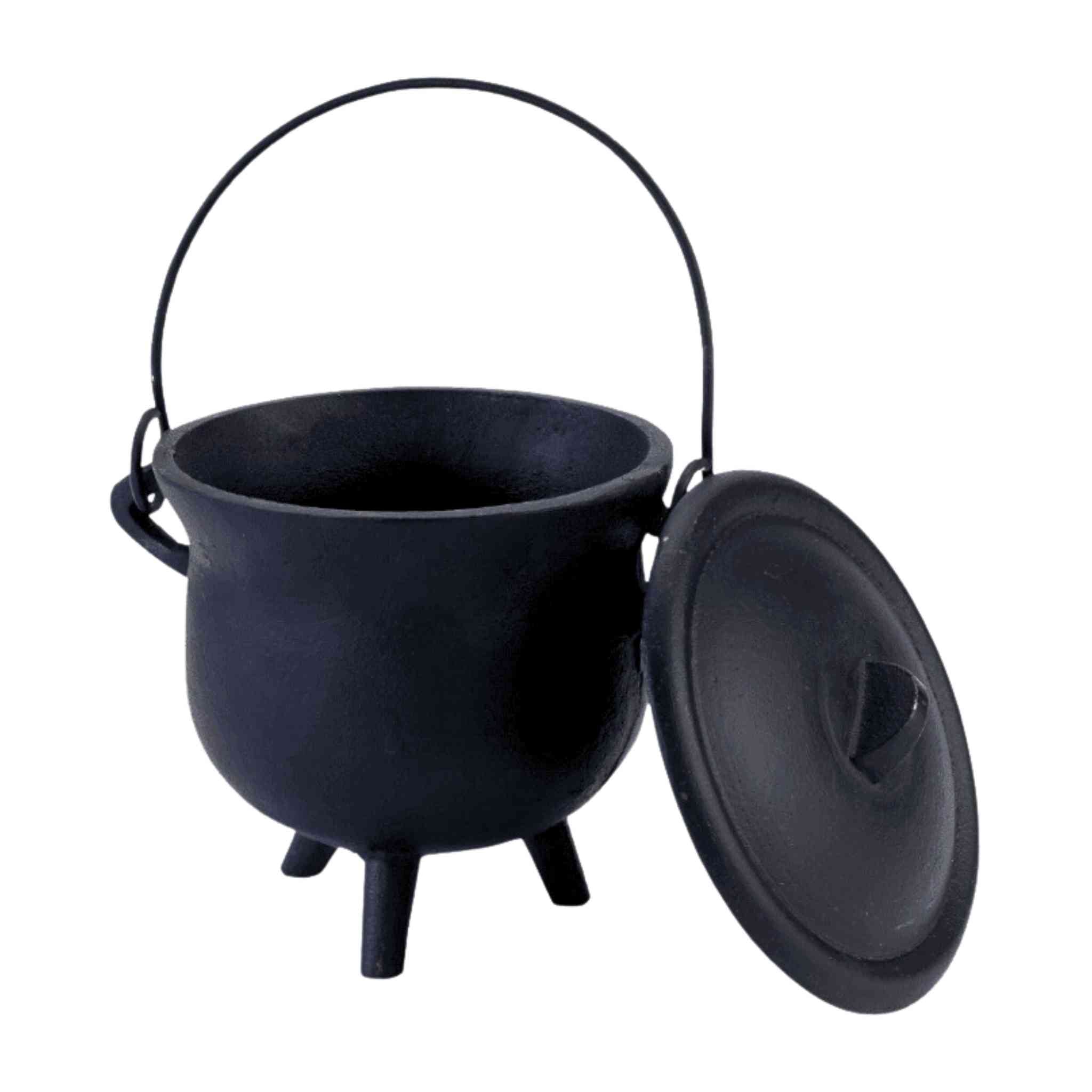 Tall Cauldron with Lid - Magical Brews – Down To Earth