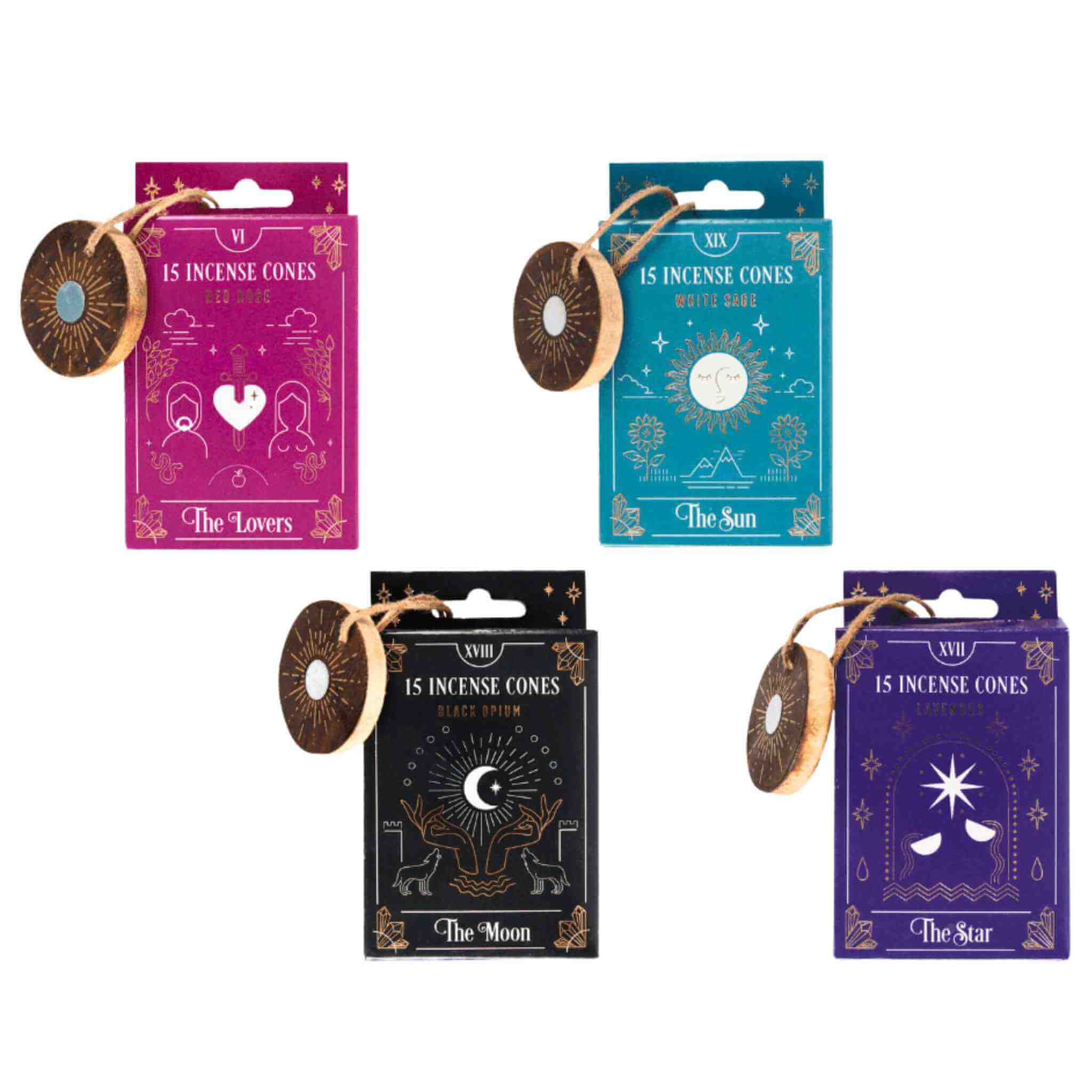 Tarot Incense Cones - Mystic Aromas – Down To Earth
