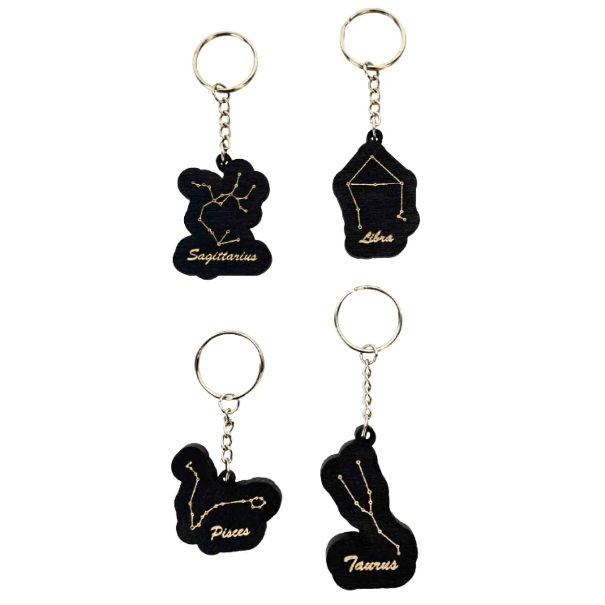 Carry Your Constellation: Enchanting Zodiac Keychains – Down To Earth